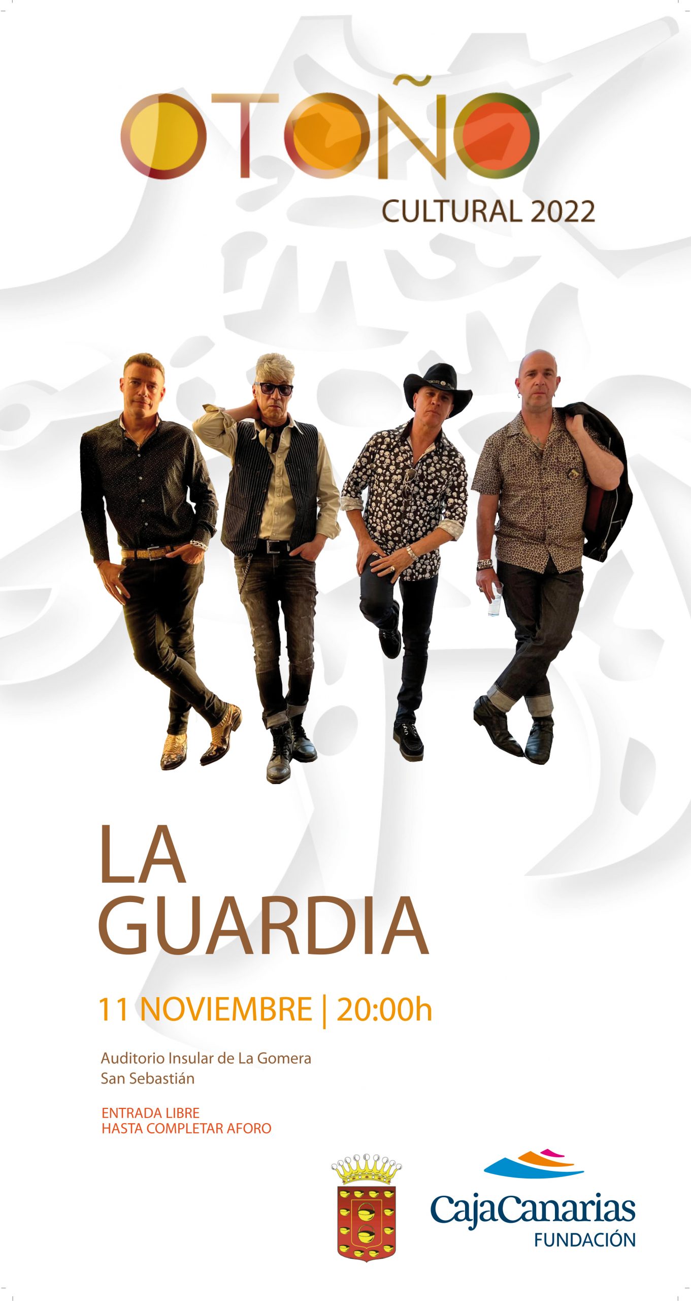 El Auditorio de La Gomera acoge un concierto de la banda de rock ‘La Guardia’ – GomeraToday